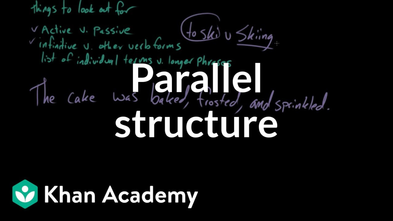 Parallel constructions :: University of Waikato